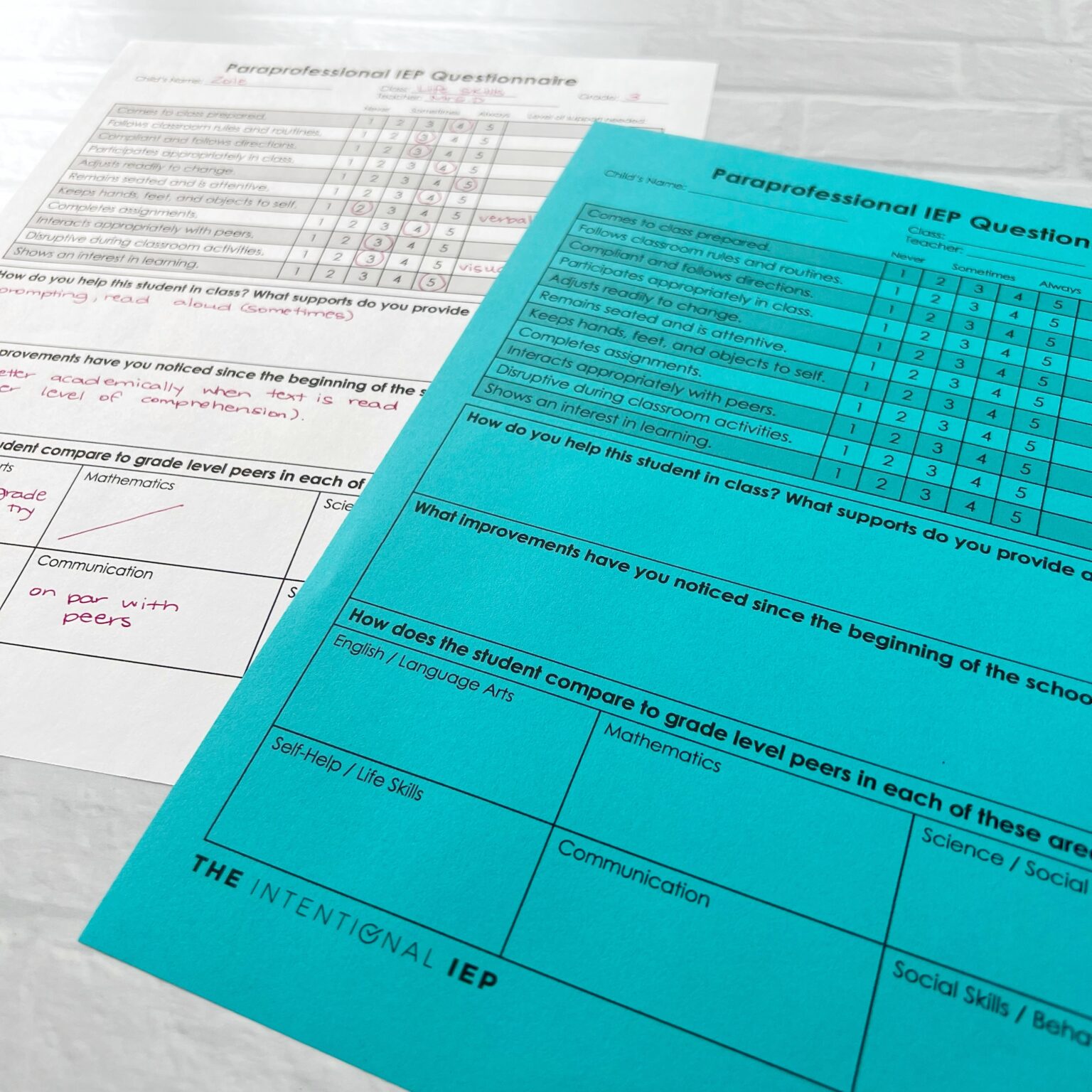 Writing a 1:1 Support Para into an IEP - The Intentional IEP