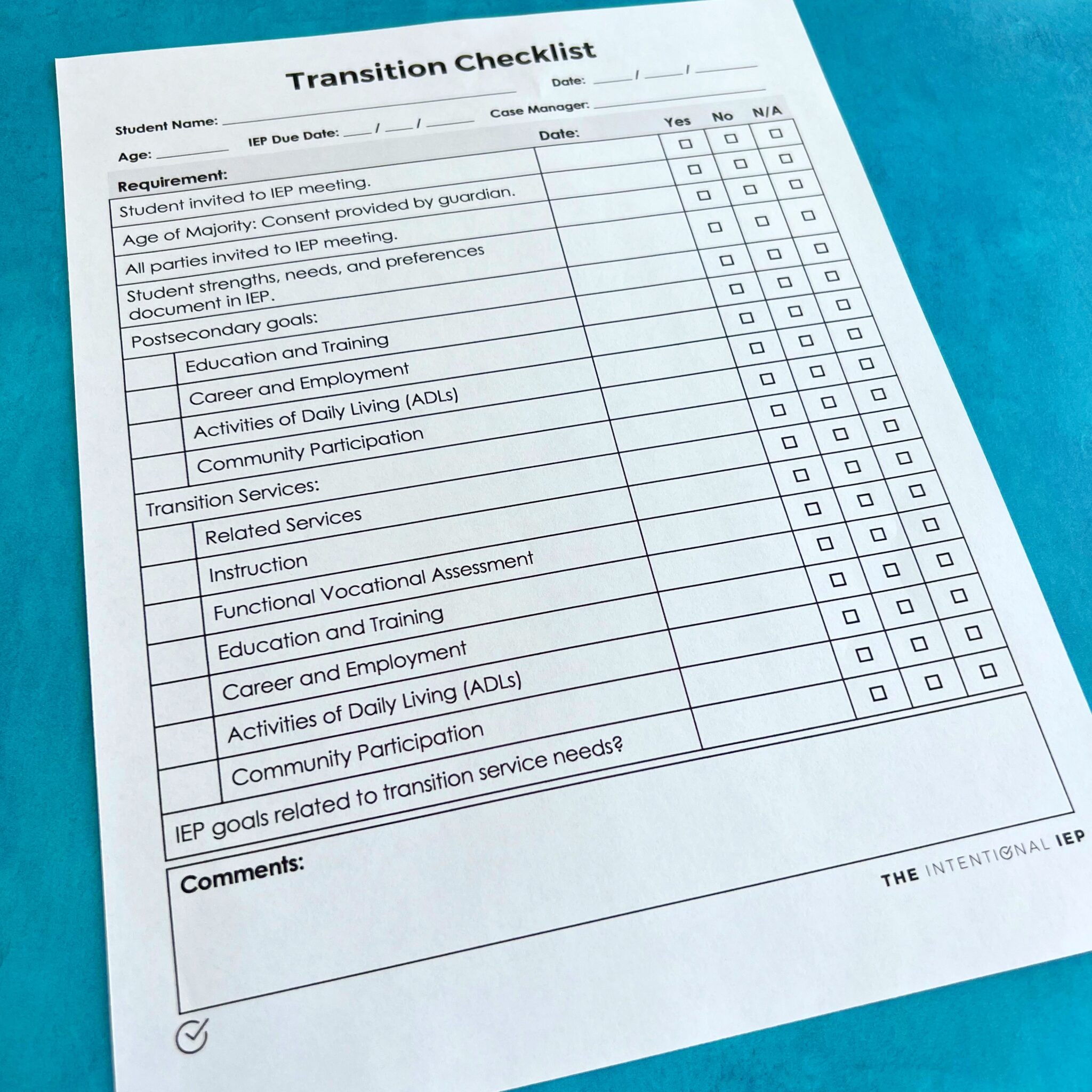 How to Write the Transition Section of an IEP - The Intentional IEP