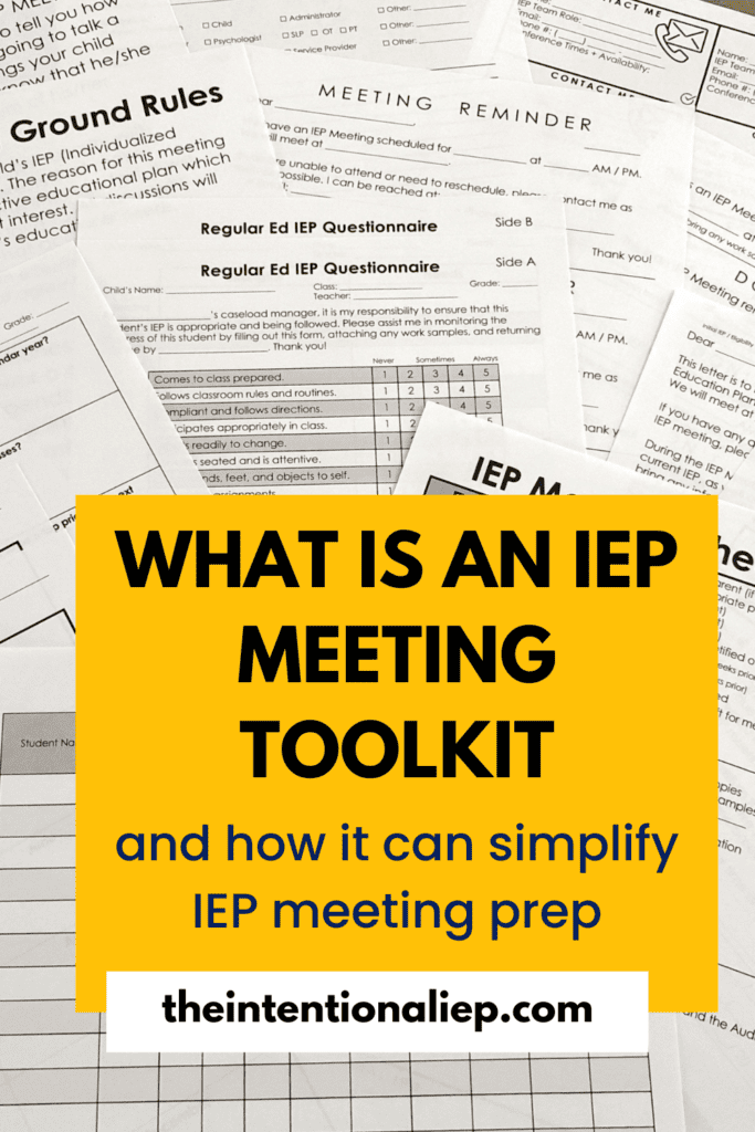 The Best Thing I Ever Did for My IEP Writing Self - The Intentional IEP