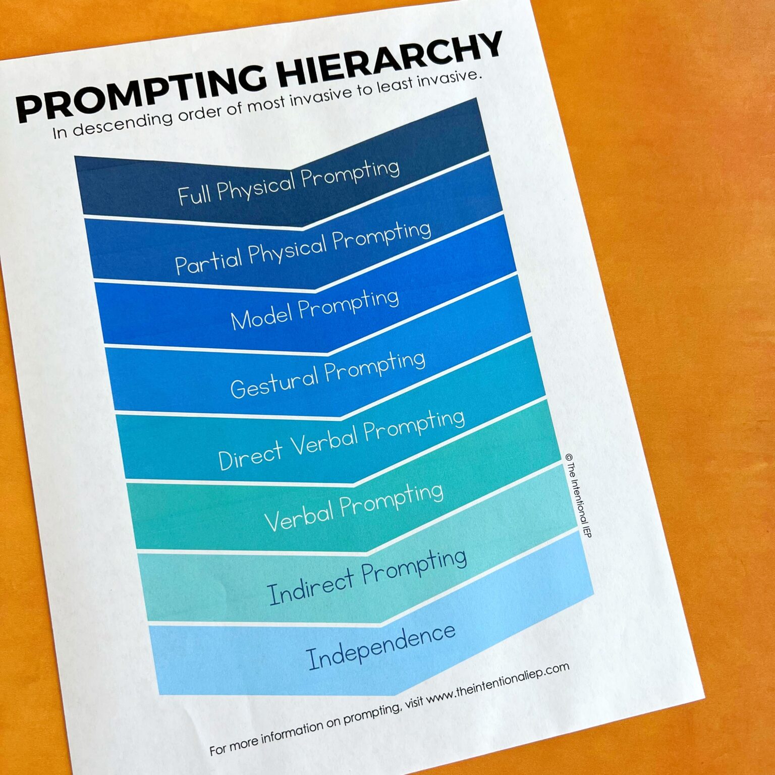 Prompt Hierarchy and Using Prompting Effectively - The Intentional IEP