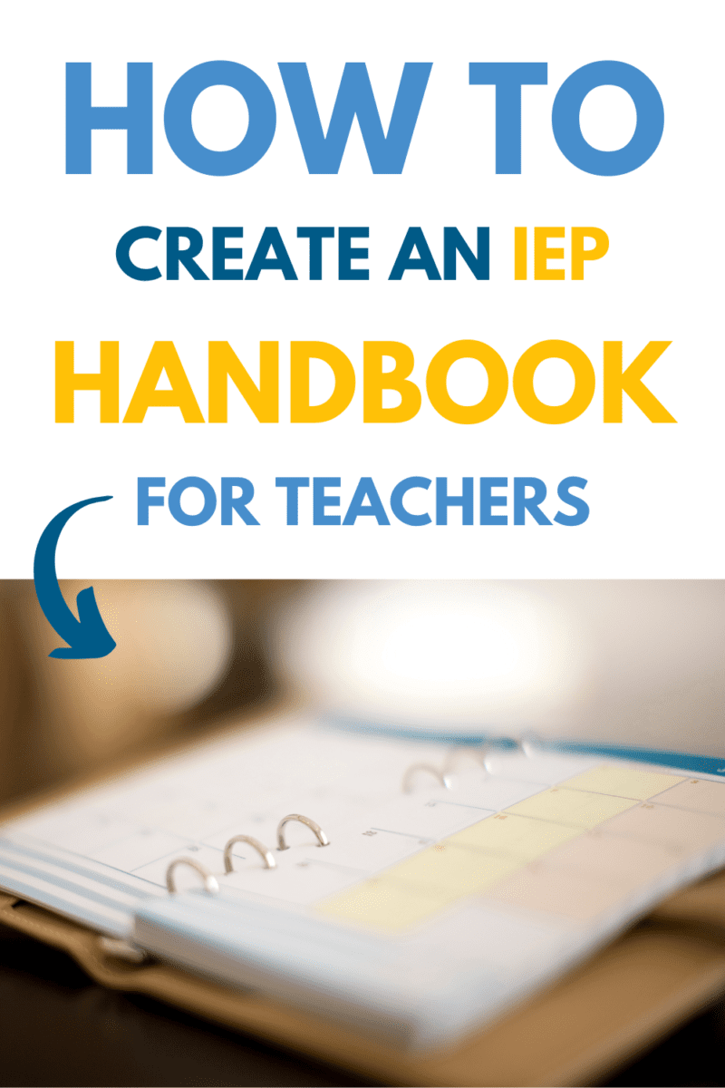 IEP Handbook for Teachers - The Intentional IEP