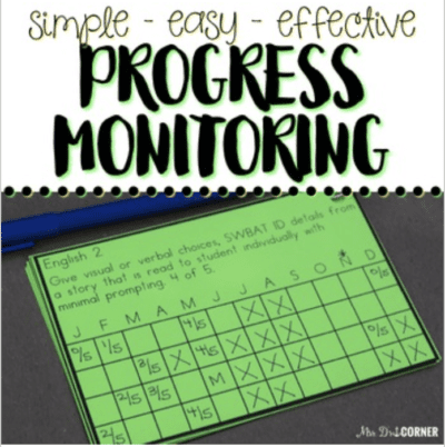 Progress Monitoring for IEPs and RTI | Data Rings for Special Ed - The ...