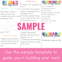 IEP at a Glance Brochure - EDITABLE | IEP Snapshot Brochure - The ...