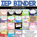 IEP Caseload Binder for Special Ed - Bundle of 18 Themes - The ...
