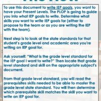 1 IEP Matrix™ | for Birth to 6th Grade Skills - The Intentional IEP