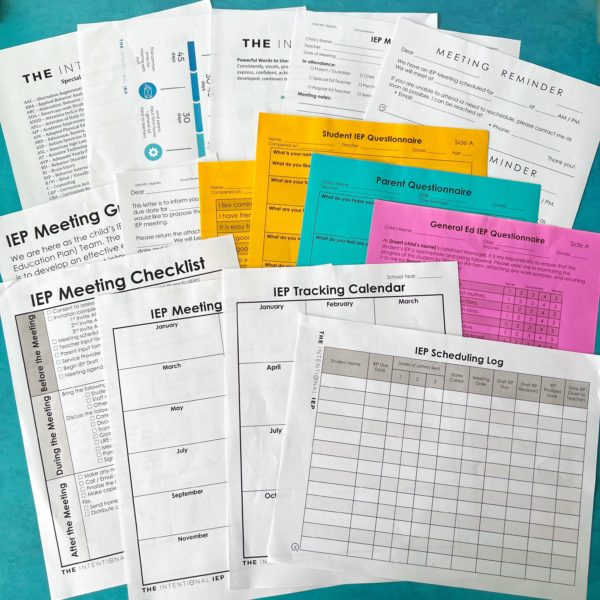 1 The IEP Toolkit | Bundle of IEP Writing Resources - The Intentional IEP