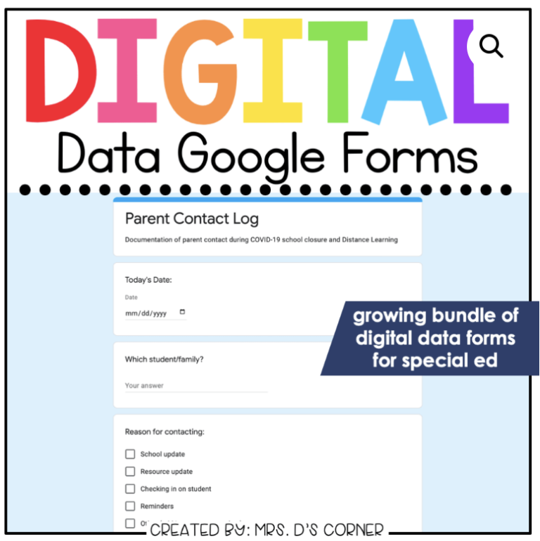 A Step-by-Step Guide to Graphing Special Ed Data from a Google Form ...