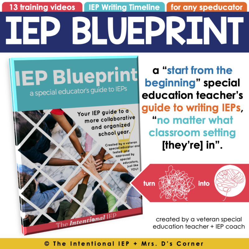 IEP Brochures for IEP Teams | Forever Bundle - The Intentional IEP