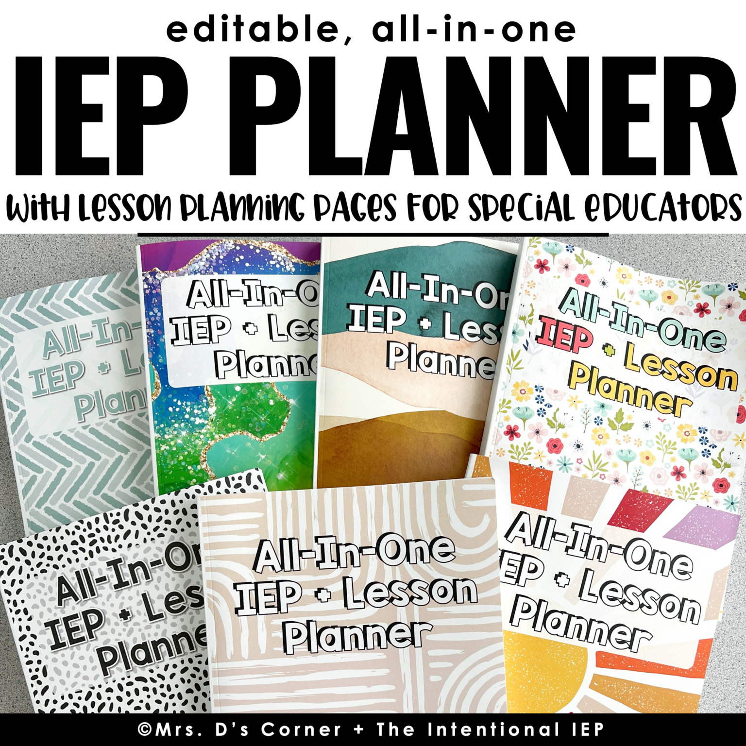 The Special Educator's All-in-One IEP Lesson Planner | Digital Download ...