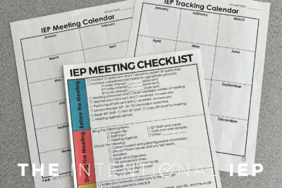 Tracking Documentation of IEP Meeting Invites to Parents - The ...