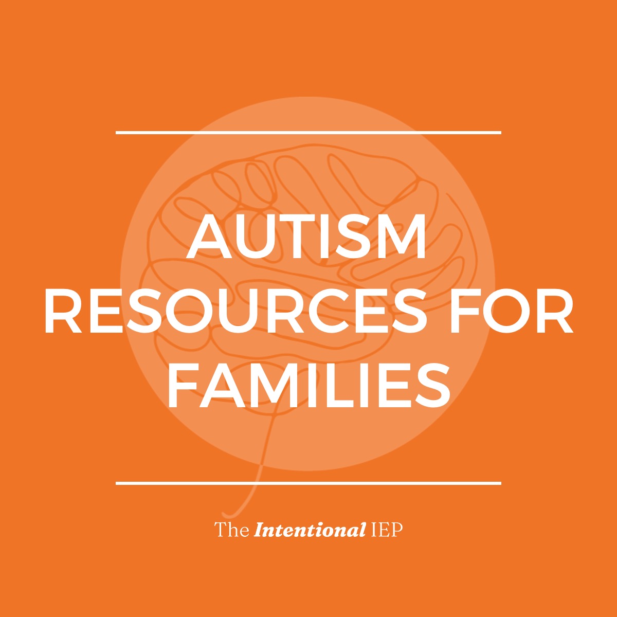 Free Autism Resources for Families - The Intentional IEP