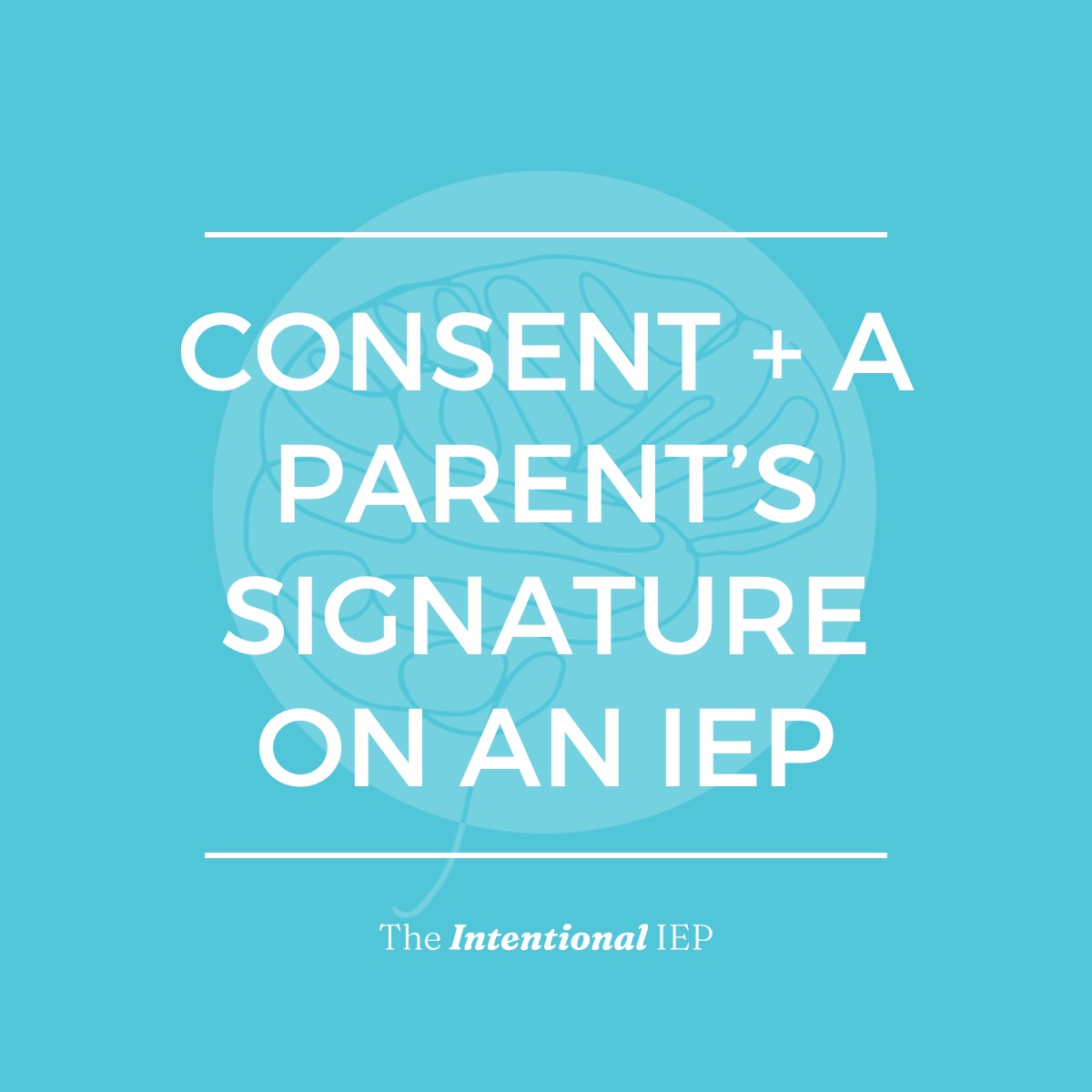 A Parent Signature on an IEP and What It Means for Consent - The ...