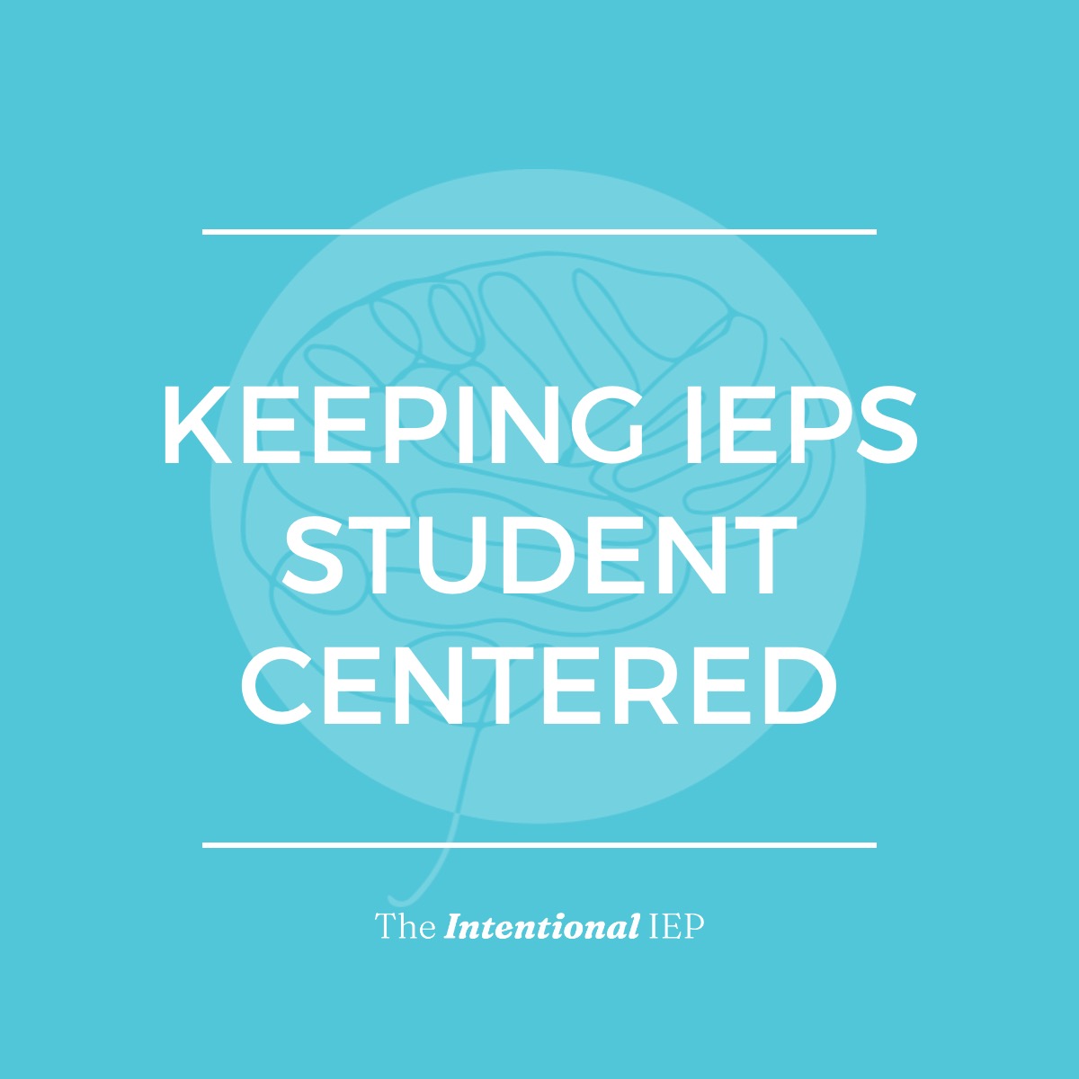 Keeping IEPs Strength Focused and Student Centered - The Intentional IEP