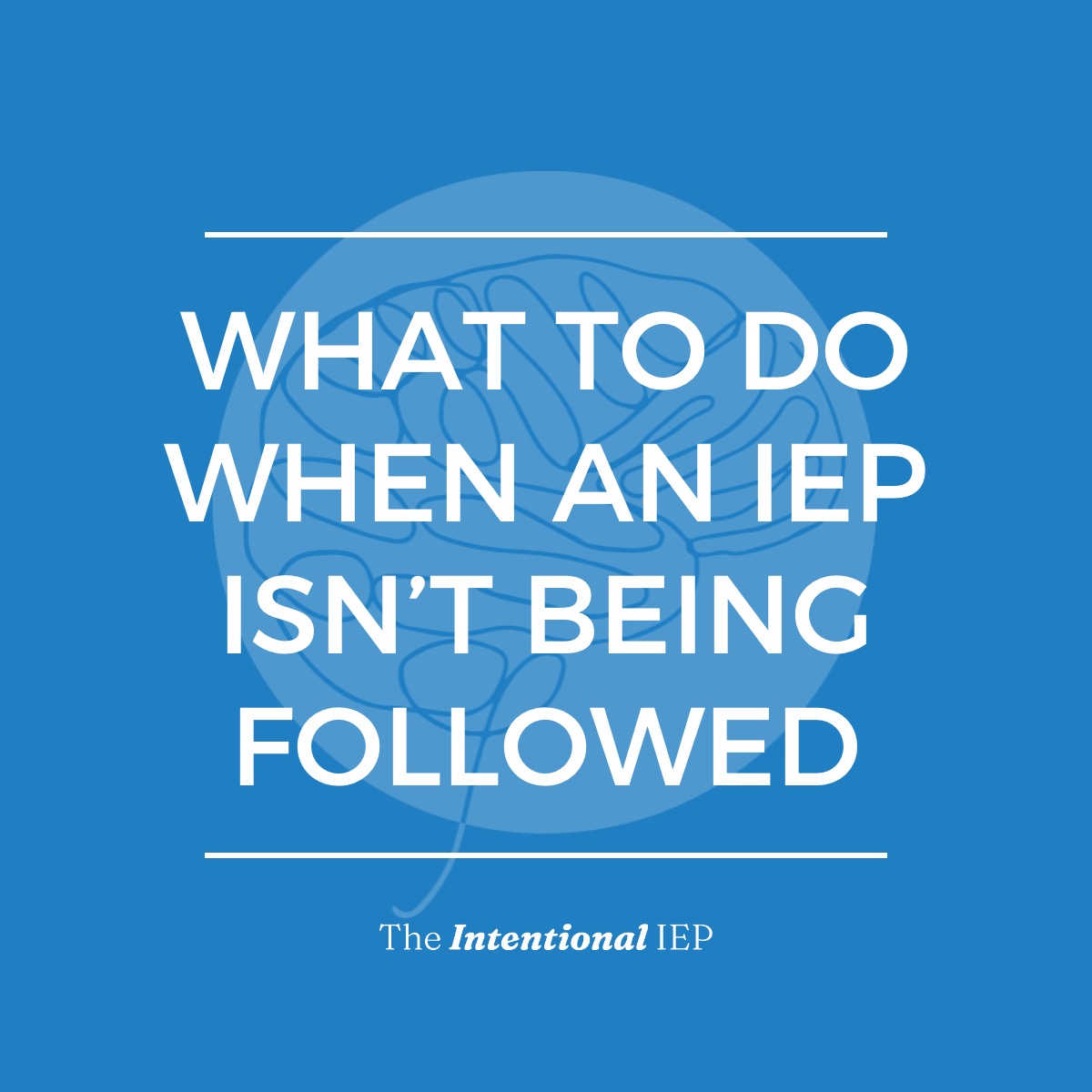 What to Do When an IEP Isn't Being Followed - The Intentional IEP