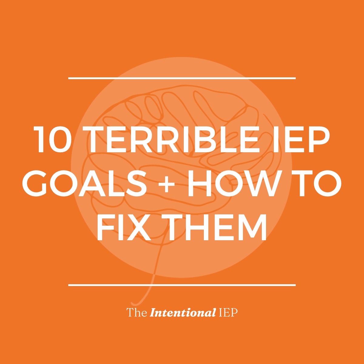 10 Terrible IEP Goals and How to Fix Them - The Intentional IEP