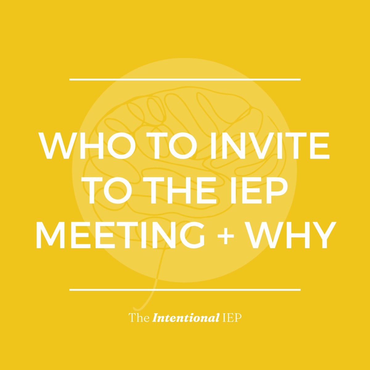 Who to Invite to the IEP Meeting and Why - The Intentional IEP