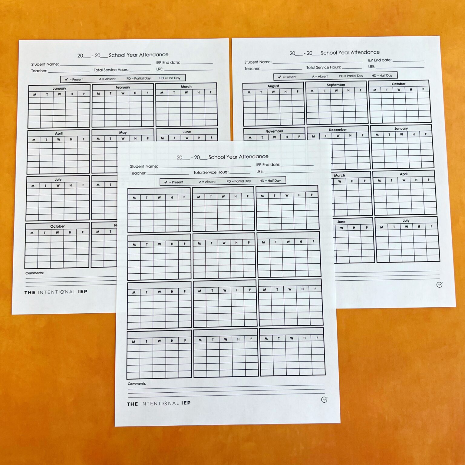Student Attendance Tracker - The Intentional IEP