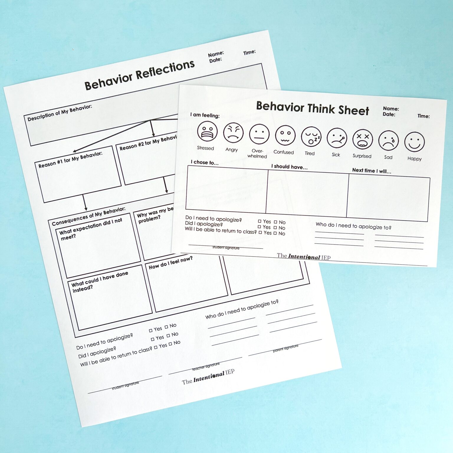 Behavior Management Strategy Ring | Printable Behavior Strategies for ...