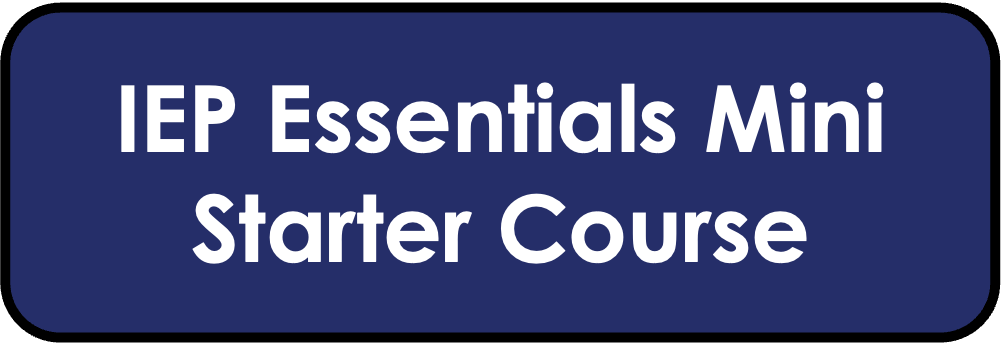 The Intentional IEP Mini Courses - The Intentional IEP